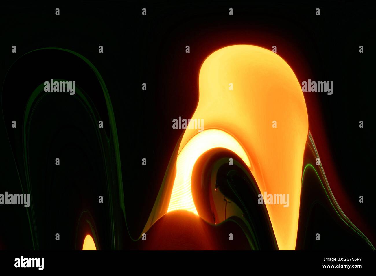 ELECTRIC FLAMINGO: Neon lights twist and bend taking on the shape of ...