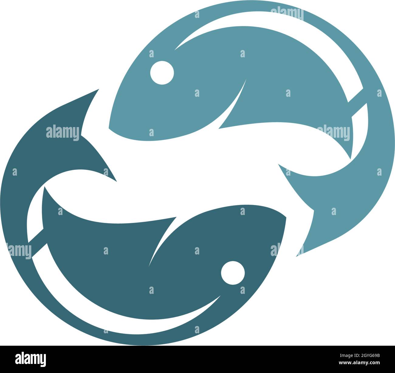 Fish logo template. Creative vector symbol of fishing club or online ...