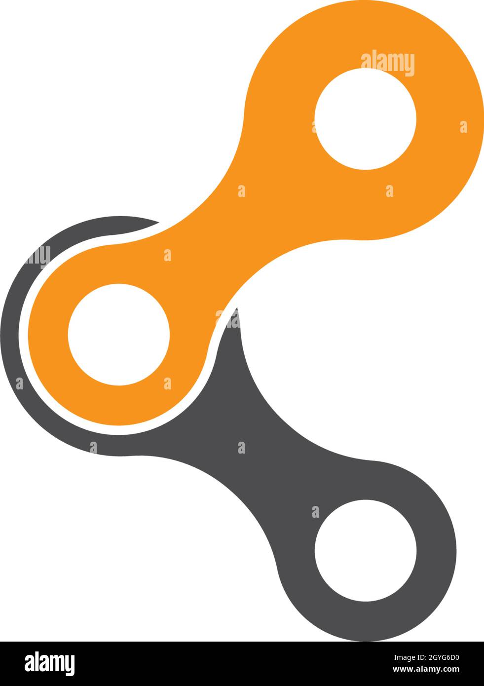 Business corporate abstract unity Chain logo design template Stock ...