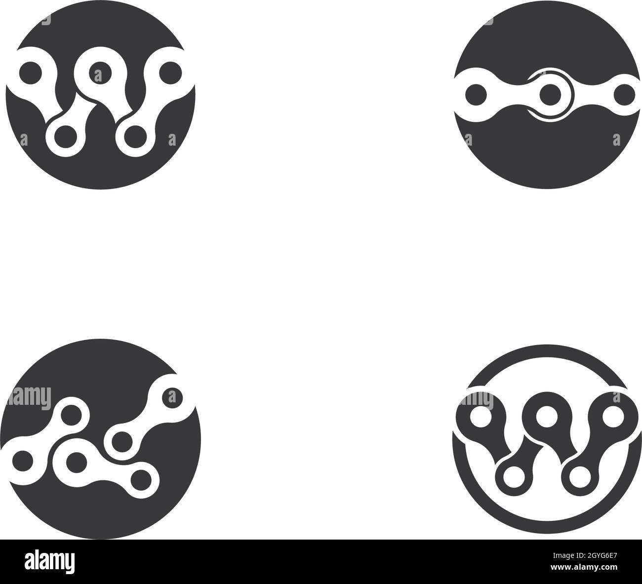 Business corporate abstract unity Chain logo design template Stock ...