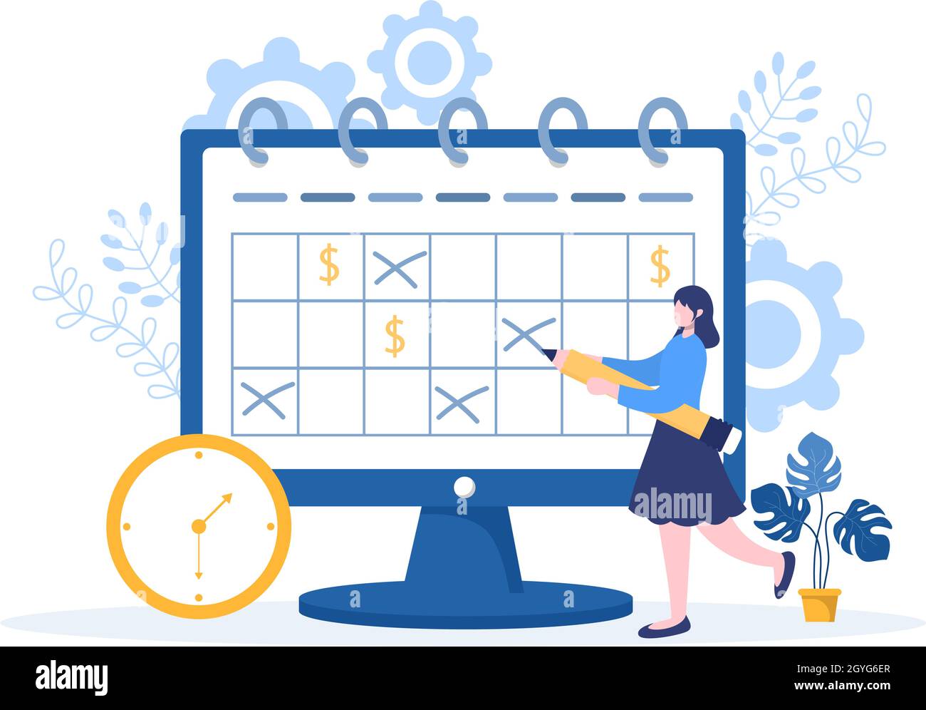 Working activities Stock Vector Images - Alamy