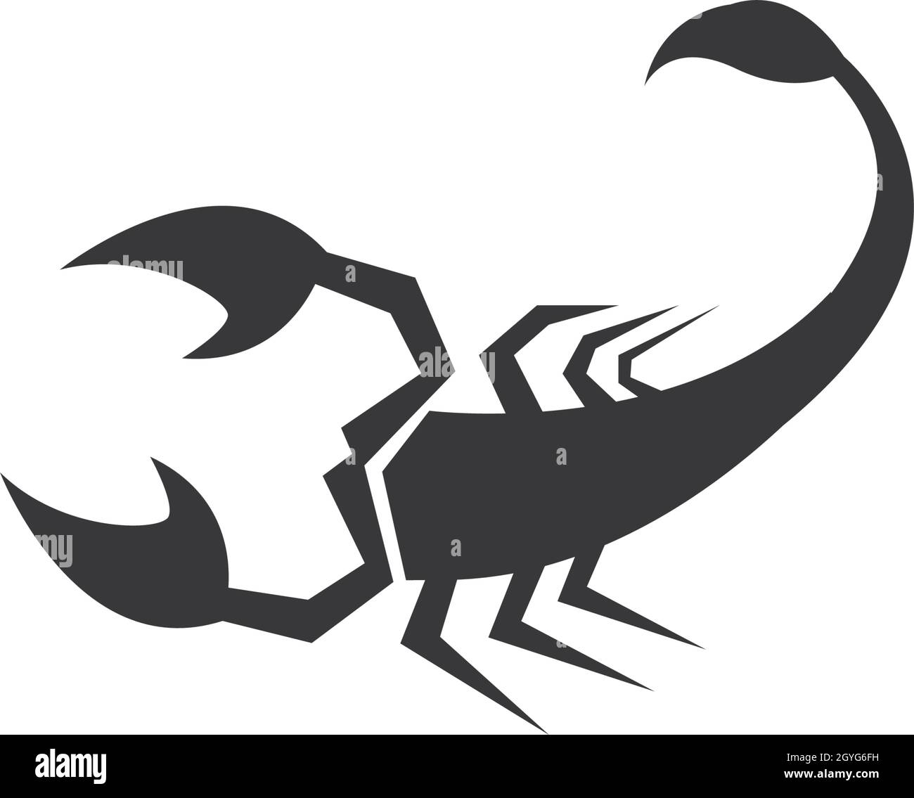 Scorpion Logo Template Vector illustration Stock Vector Image & Art - Alamy