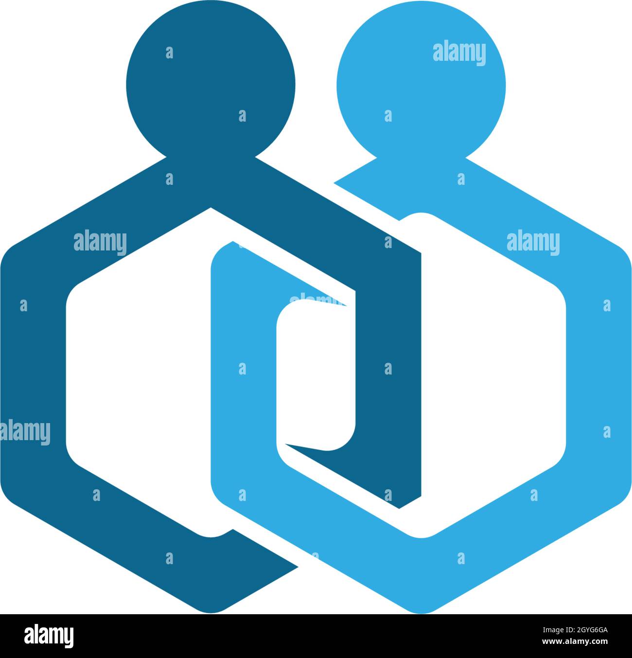 Adoption and community care Logo template vector icon Stock Vector ...
