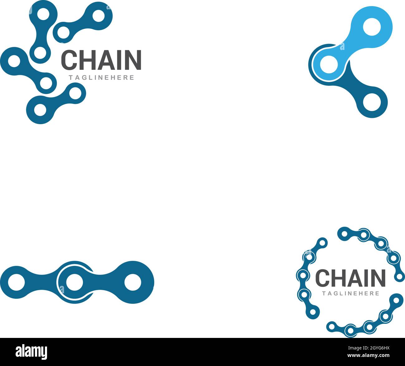 Business corporate abstract unity Chain logo design template Stock ...