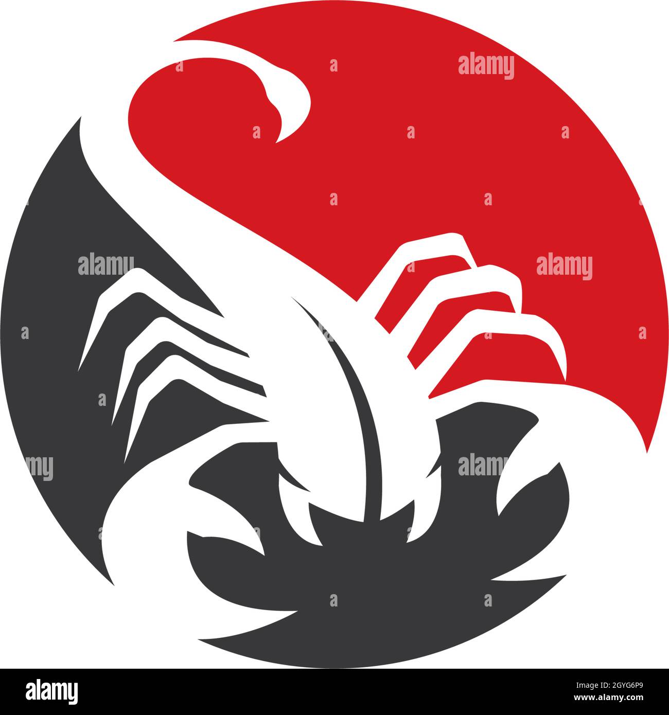Scorpion Logo Template Vector illustration Stock Vector Image & Art - Alamy