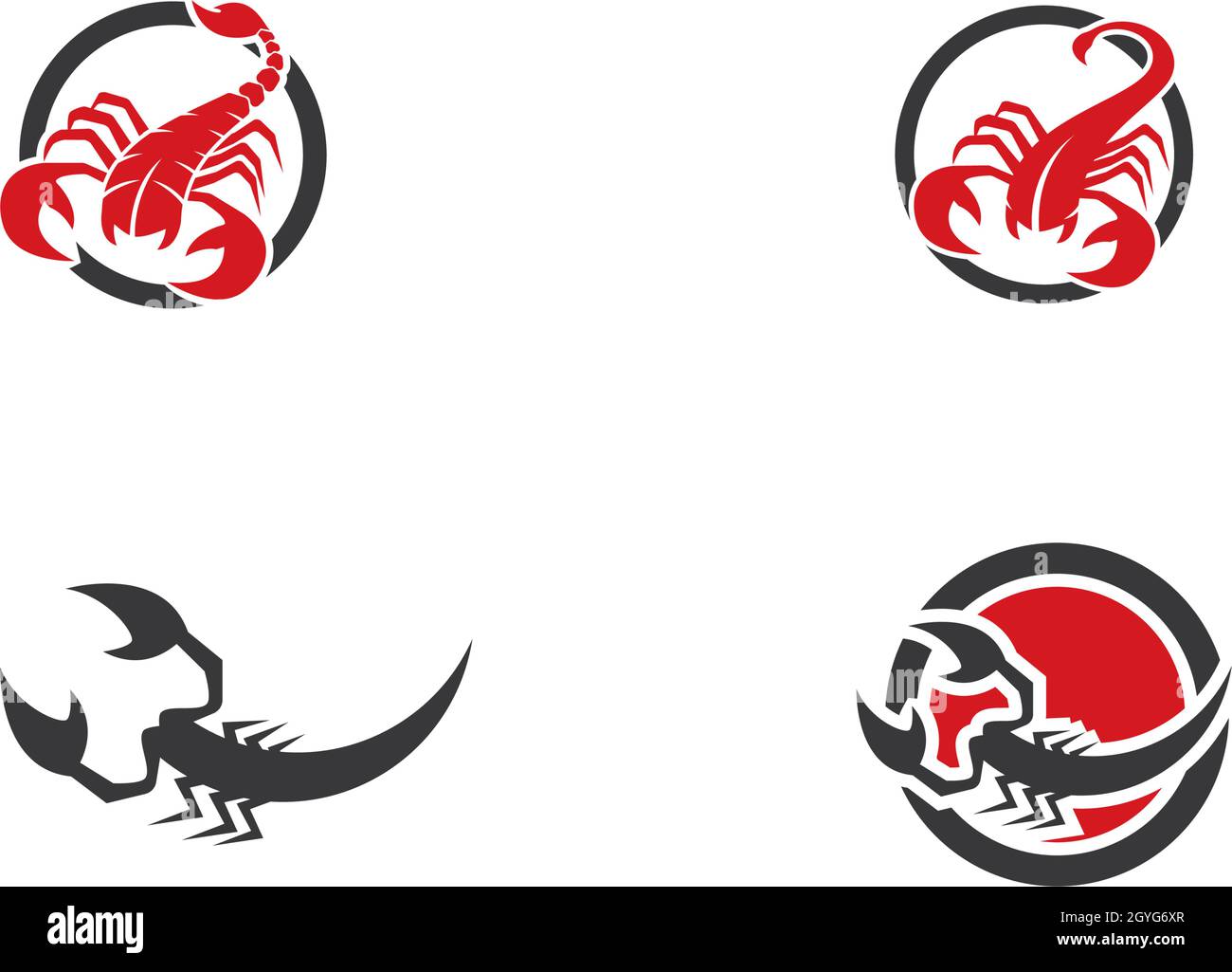 Scorpion Red Circle Logo