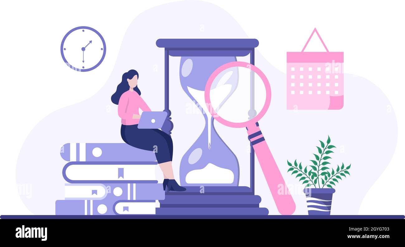 Planning Schedule or Time Management with Calendar Business Meeting ...