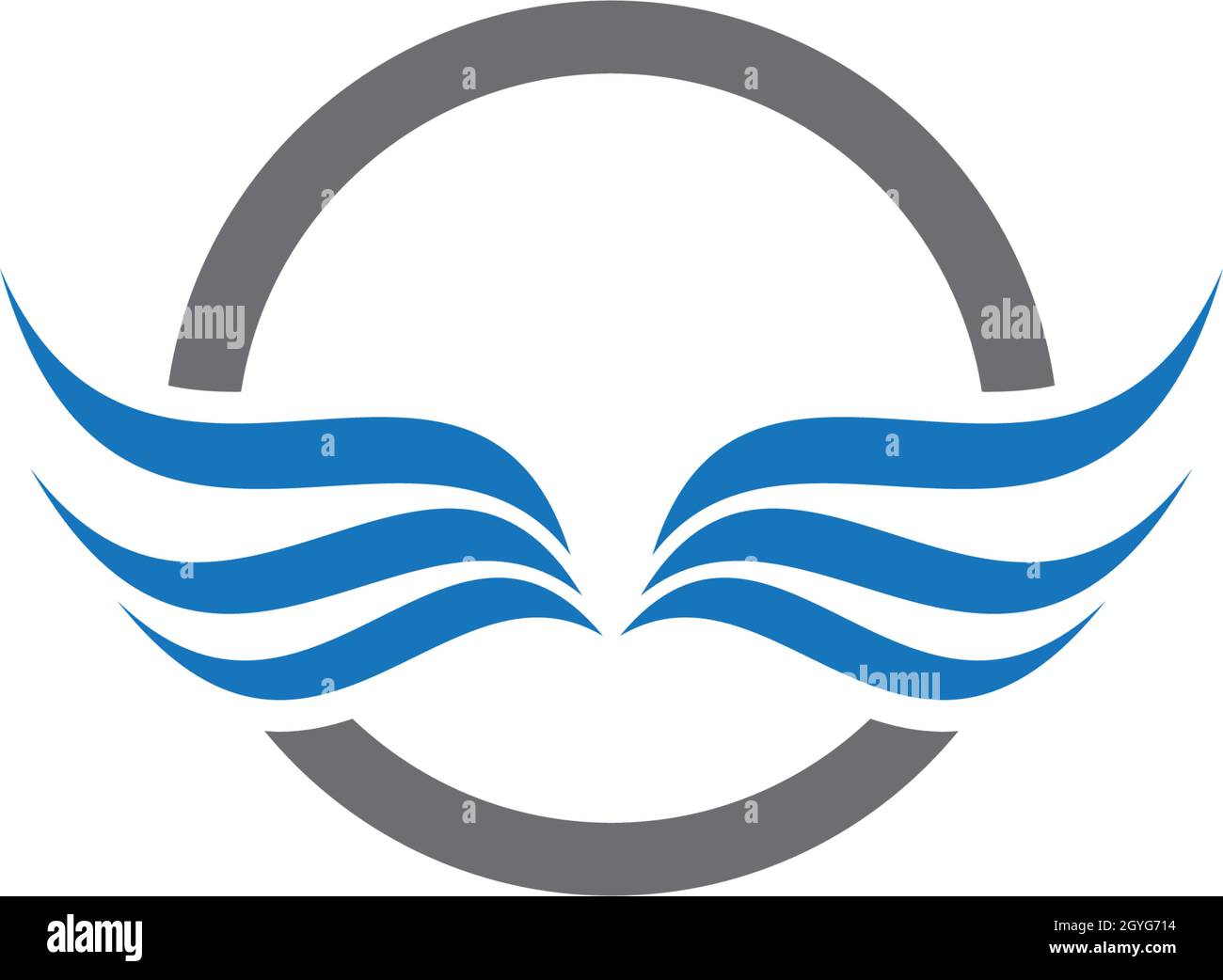 wing logo vector template Stock Vector Image & Art - Alamy