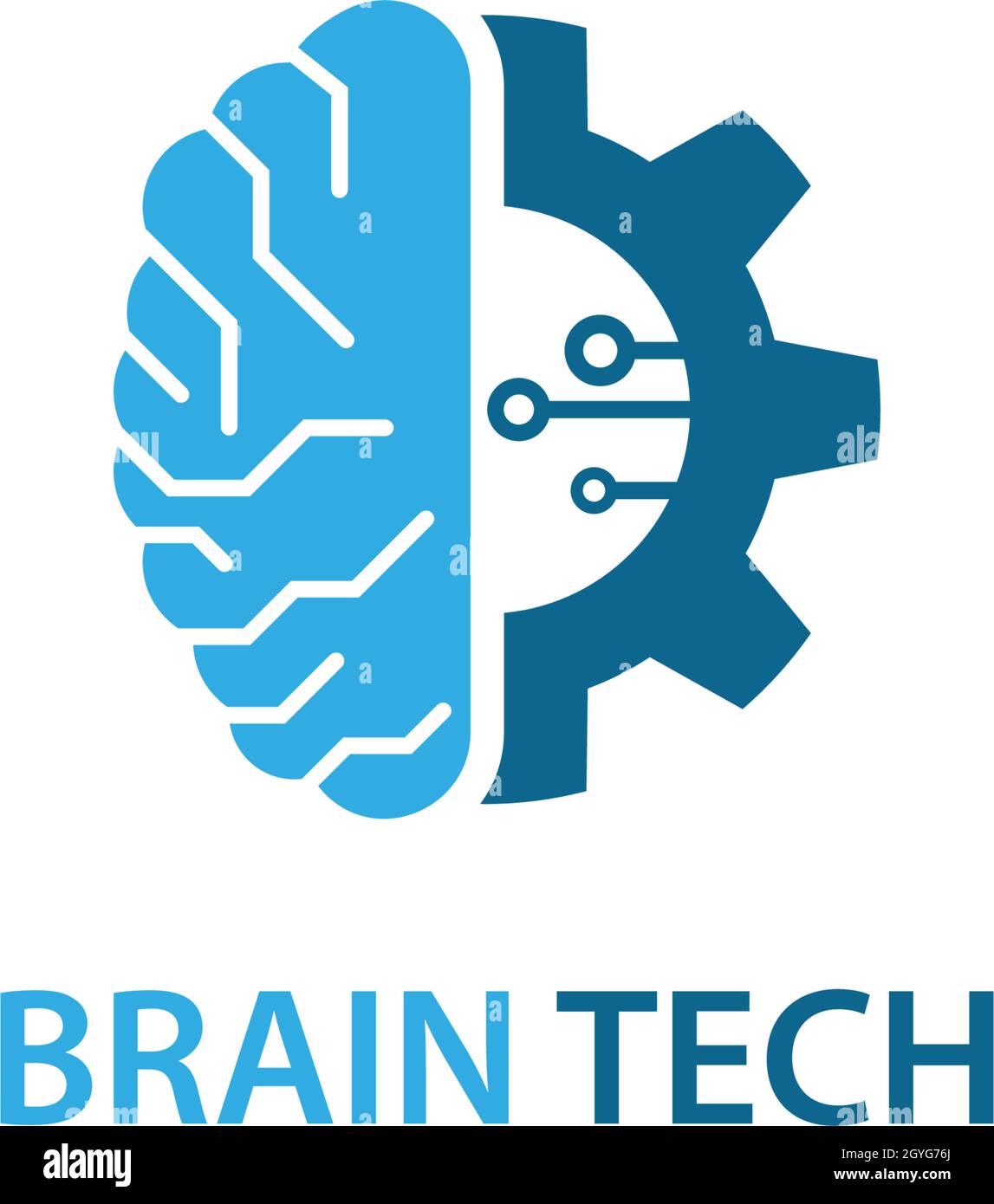 Brain Logo vector icon Template Stock Vector Image & Art - Alamy