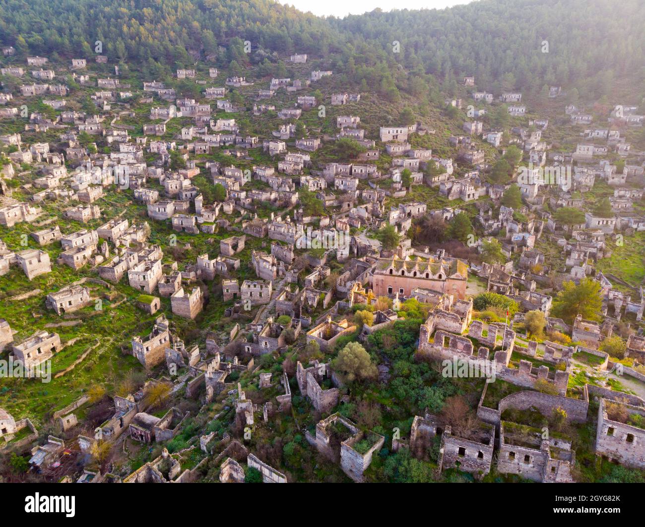 Kayakoy aerial hi-res stock photography and images - Alamy