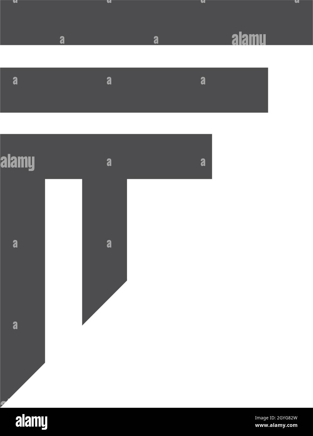 column Logo vector Template Stock Vector Image & Art - Alamy