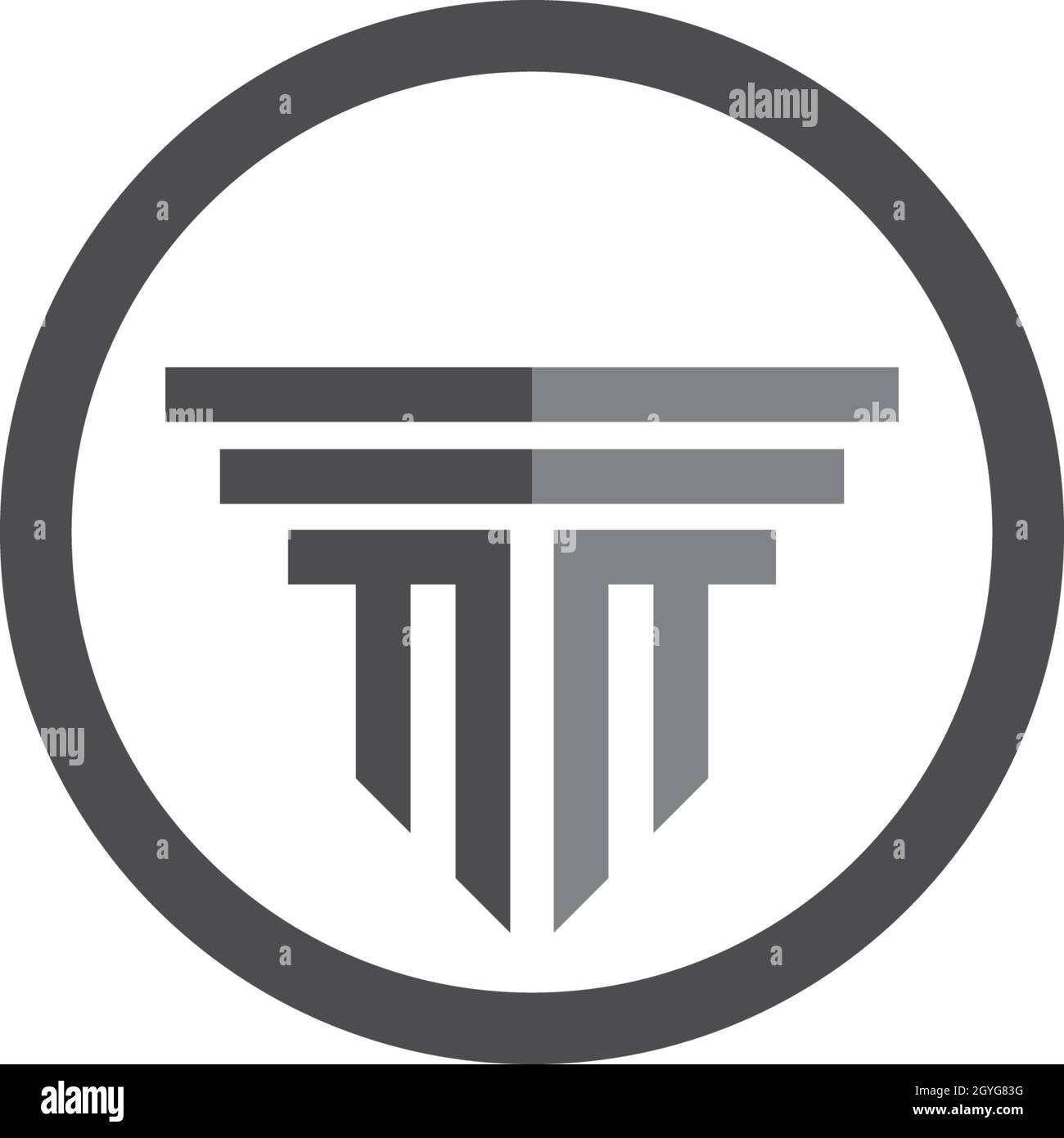 Pillar Logo vector Template Stock Vector Image & Art - Alamy