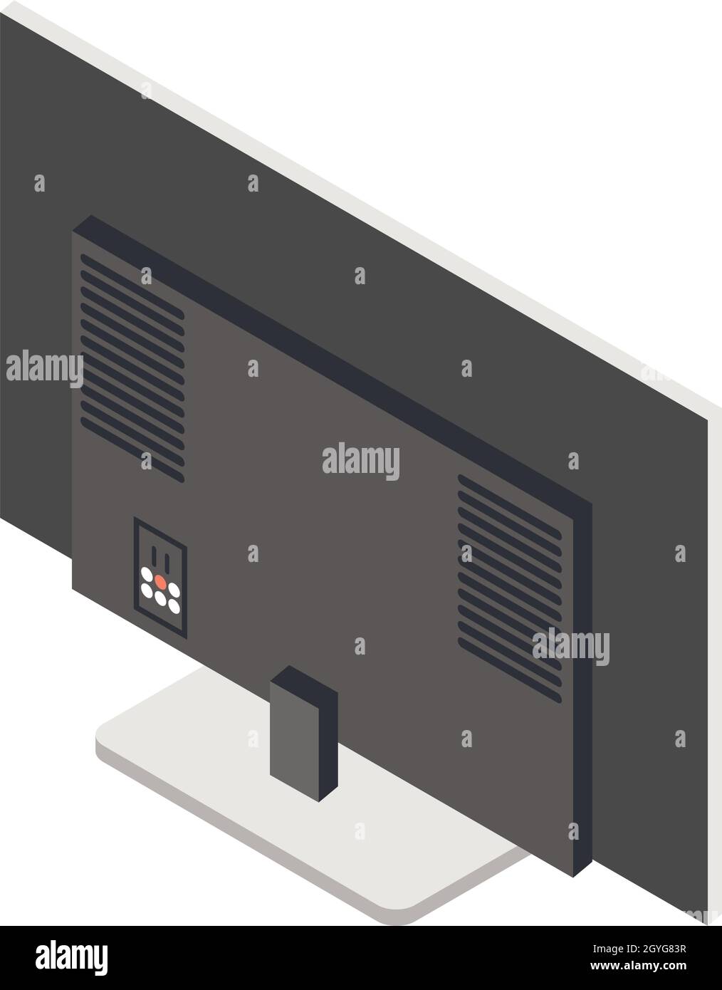 desktop computer back position icon Stock Vector Image & Art - Alamy