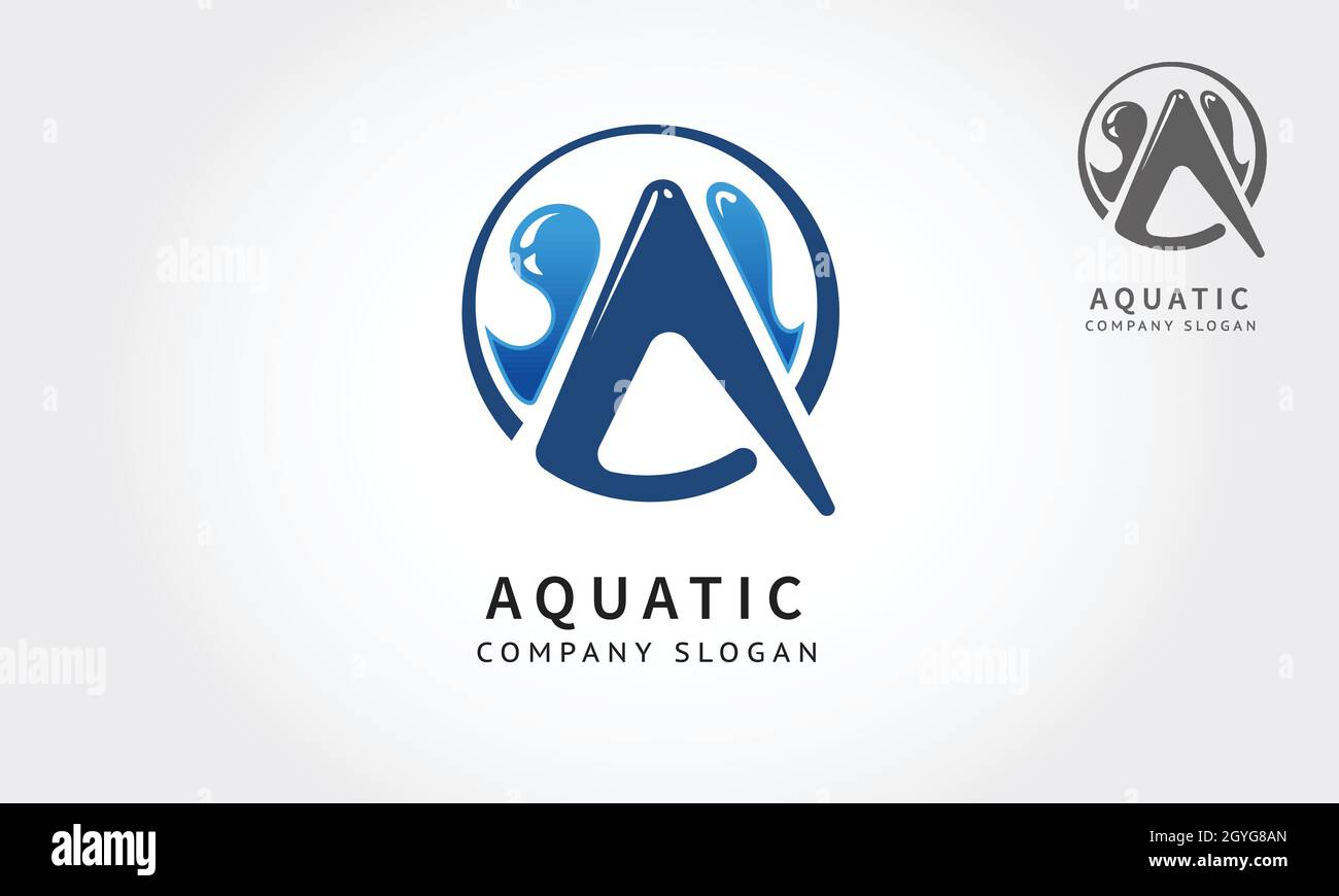 Aquatics Vector Logo Template is a designed for any types of companies ...
