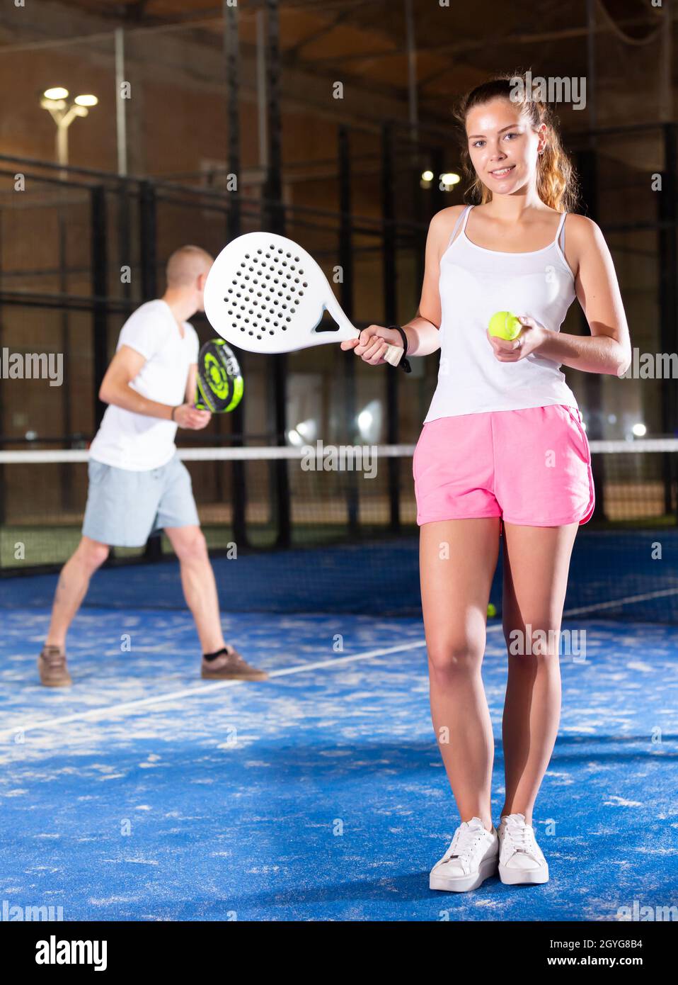 Padel court hi-res stock photography and images - Alamy