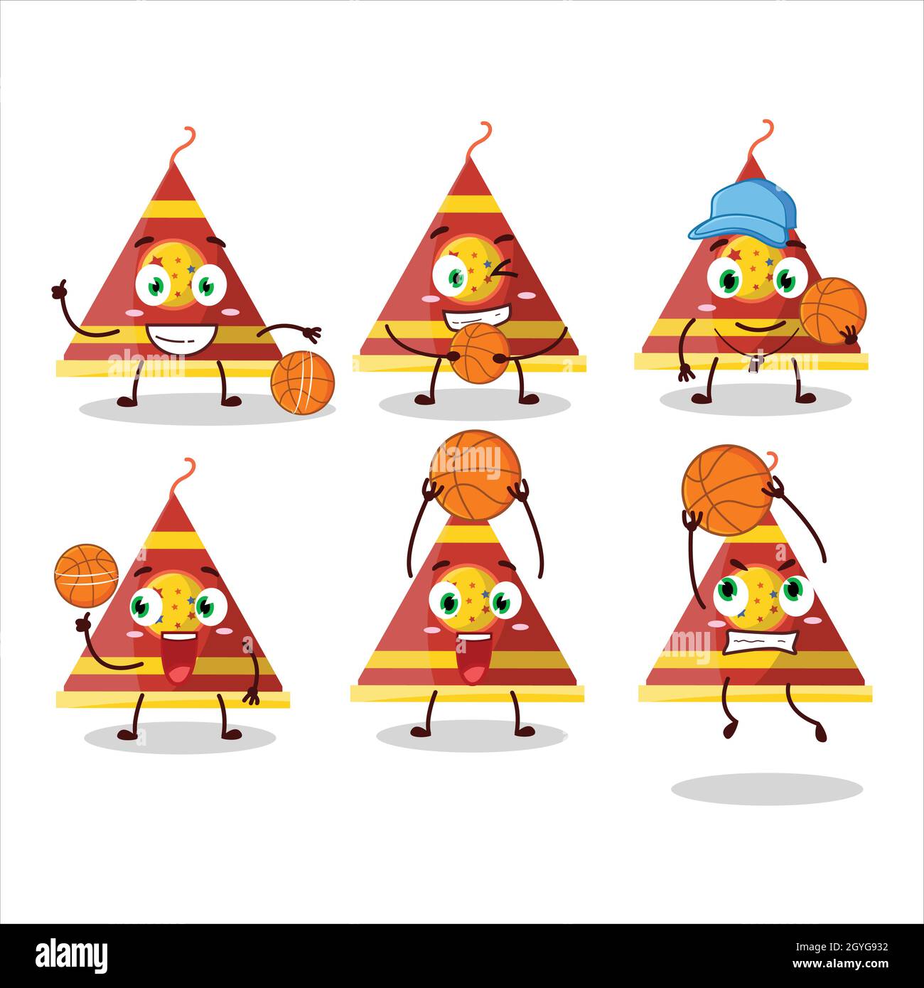 Talented firecracker smoke cone cartoon character as a basketball ...
