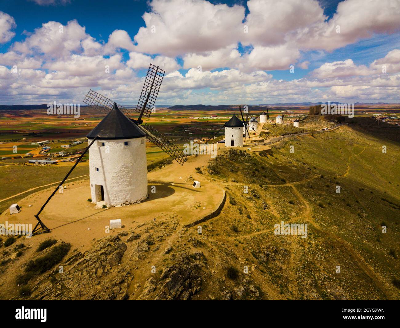 Cylindrical windmill hi-res stock photography and images - Alamy