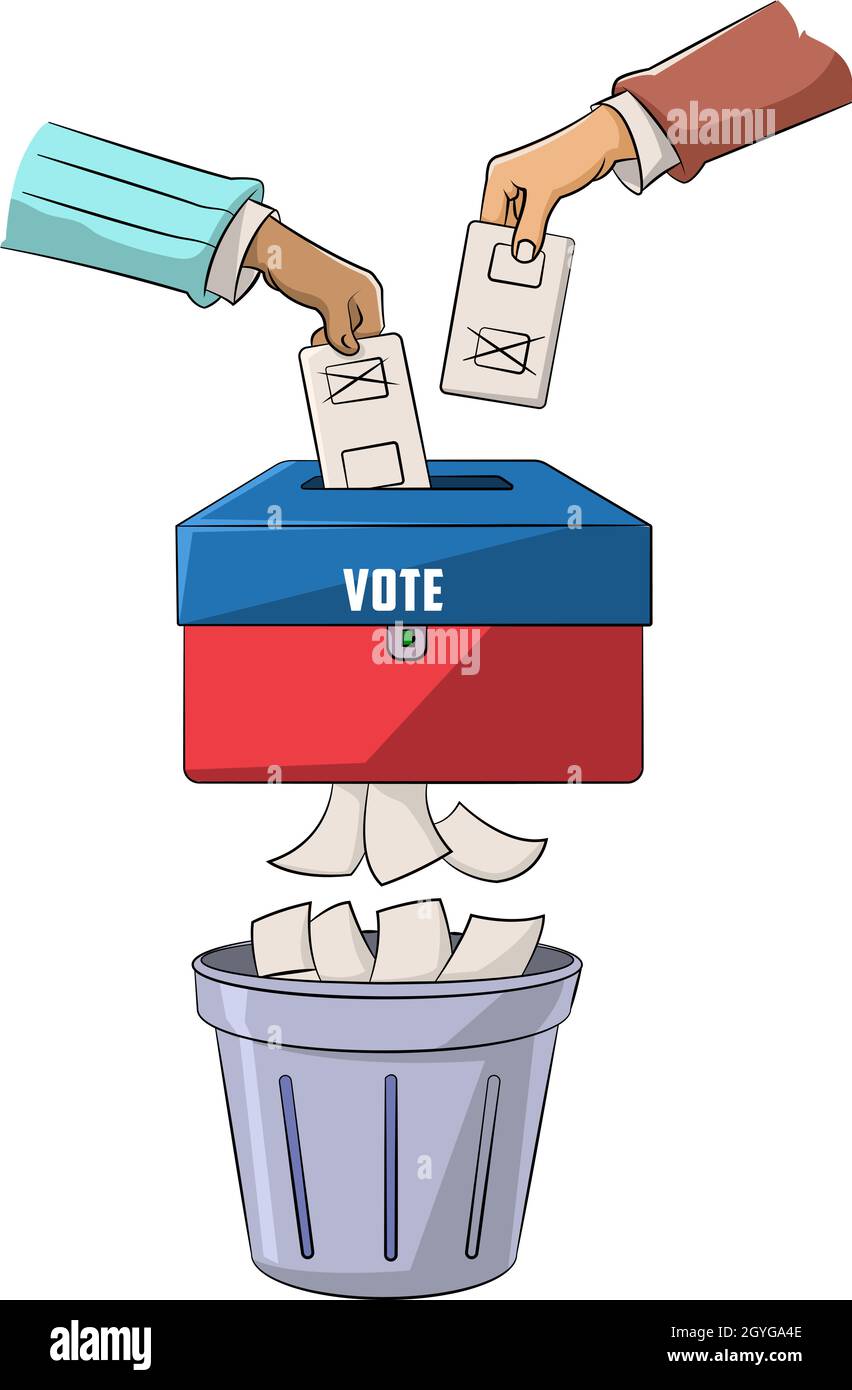 Election fraud illustration Stock Vector Images - Alamy