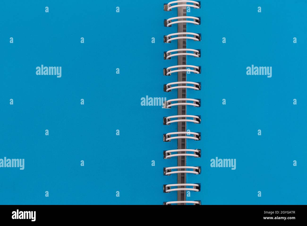Blue notebook isolated on white background Stock Photo - Alamy