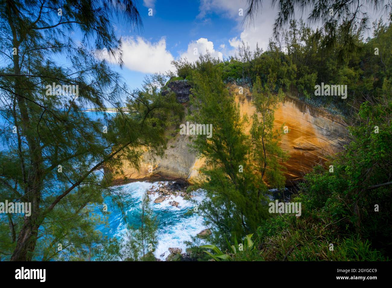 Le Cap Jaune at Saint Joseph, Reunion Island Stock Photo - Alamy