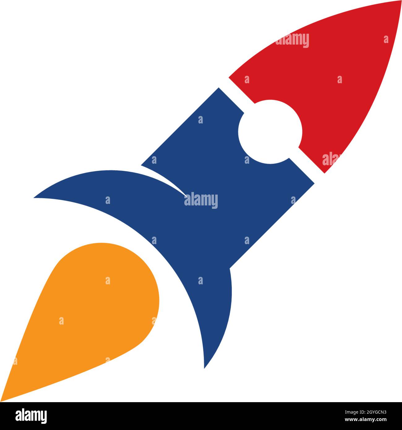 Rocket logo vector icon template Stock Vector Image & Art - Alamy