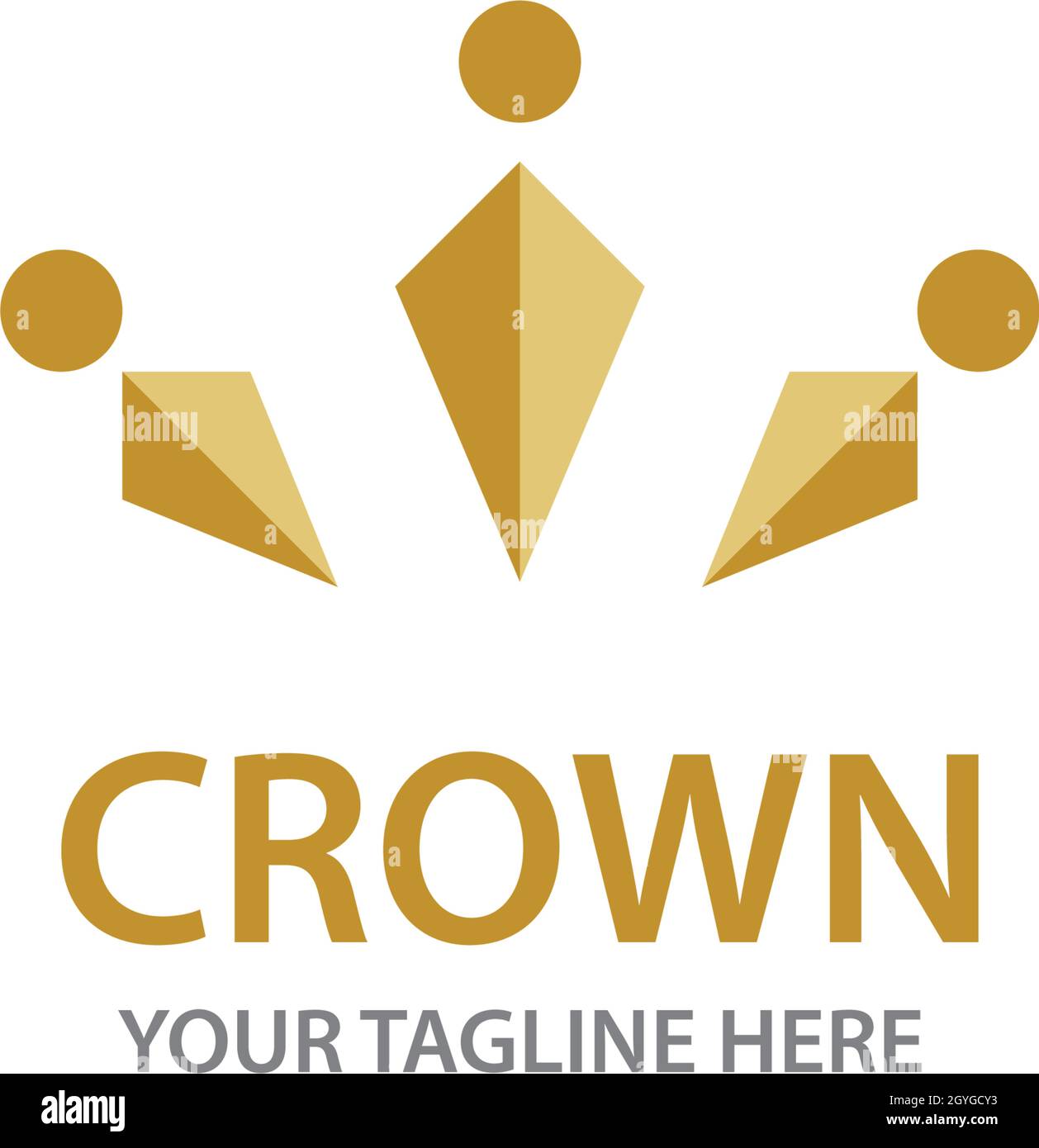 Luxury Crown Logo Template vector illustration Stock Vector Image & Art ...