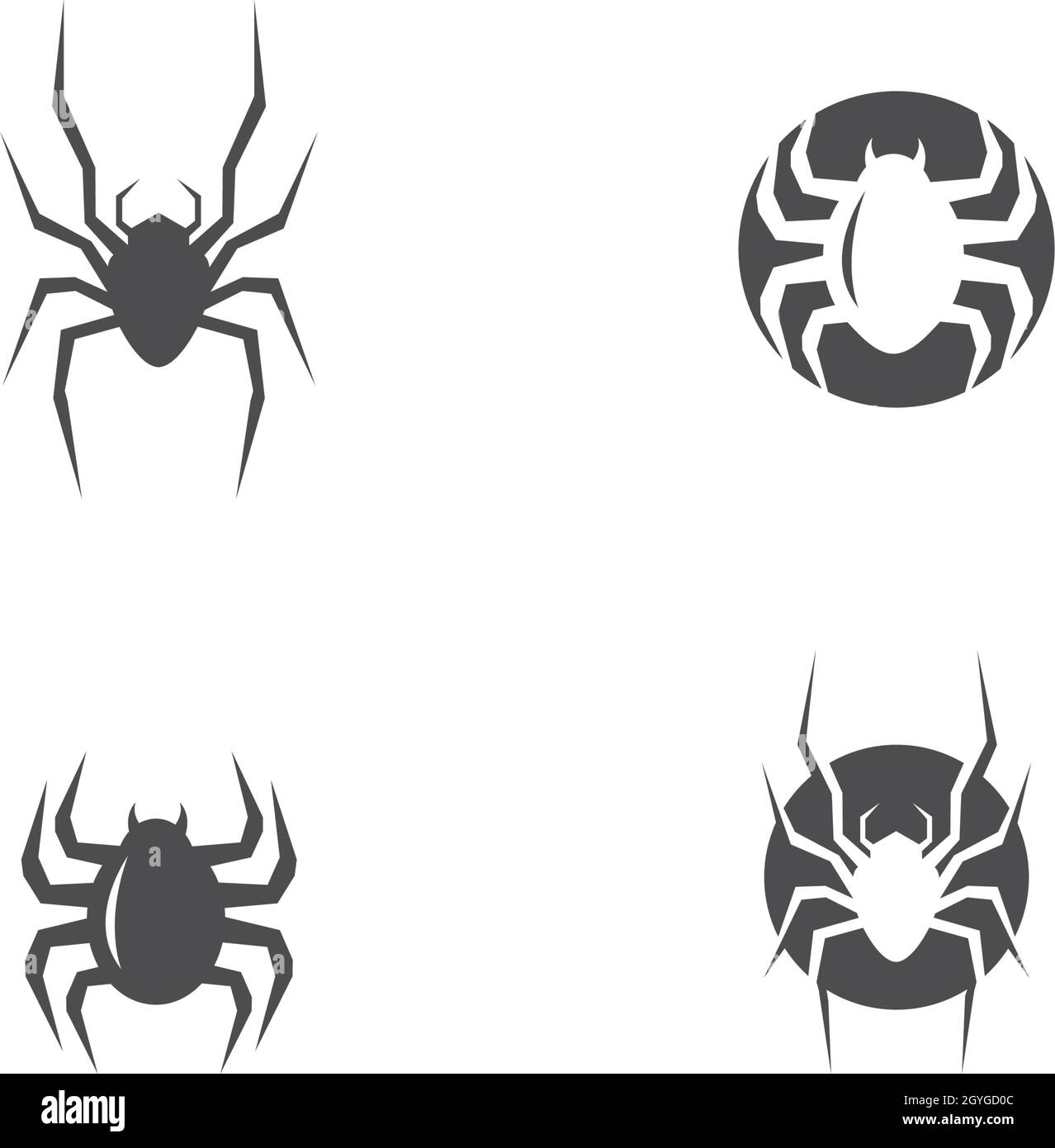 Spider logo hi-res stock photography and images - Alamy