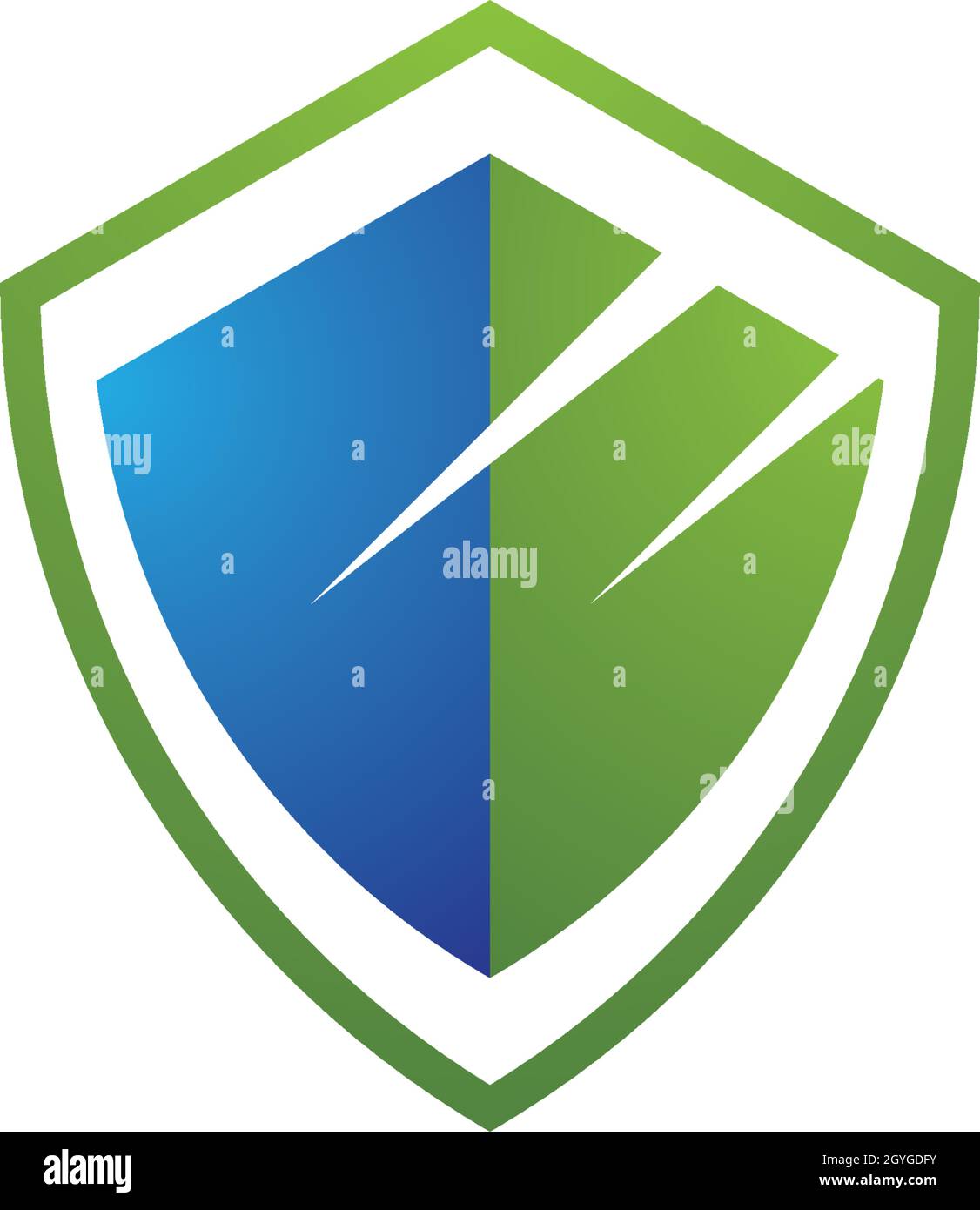 Shield symbol logo template vector illustration Stock Vector Image ...