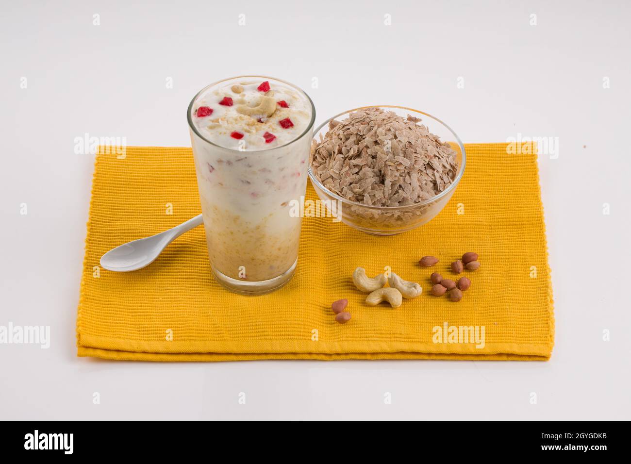 Avil milk, malabar special shake which is arranged in a dessert glass ...
