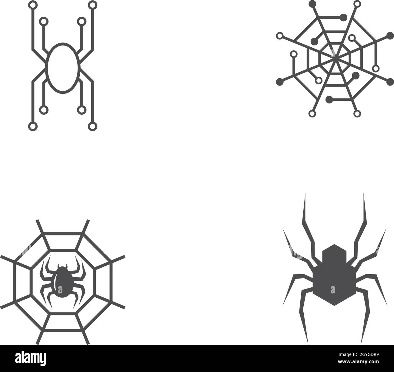 Spider Technology logo vector Stock Vector Image & Art - Alamy
