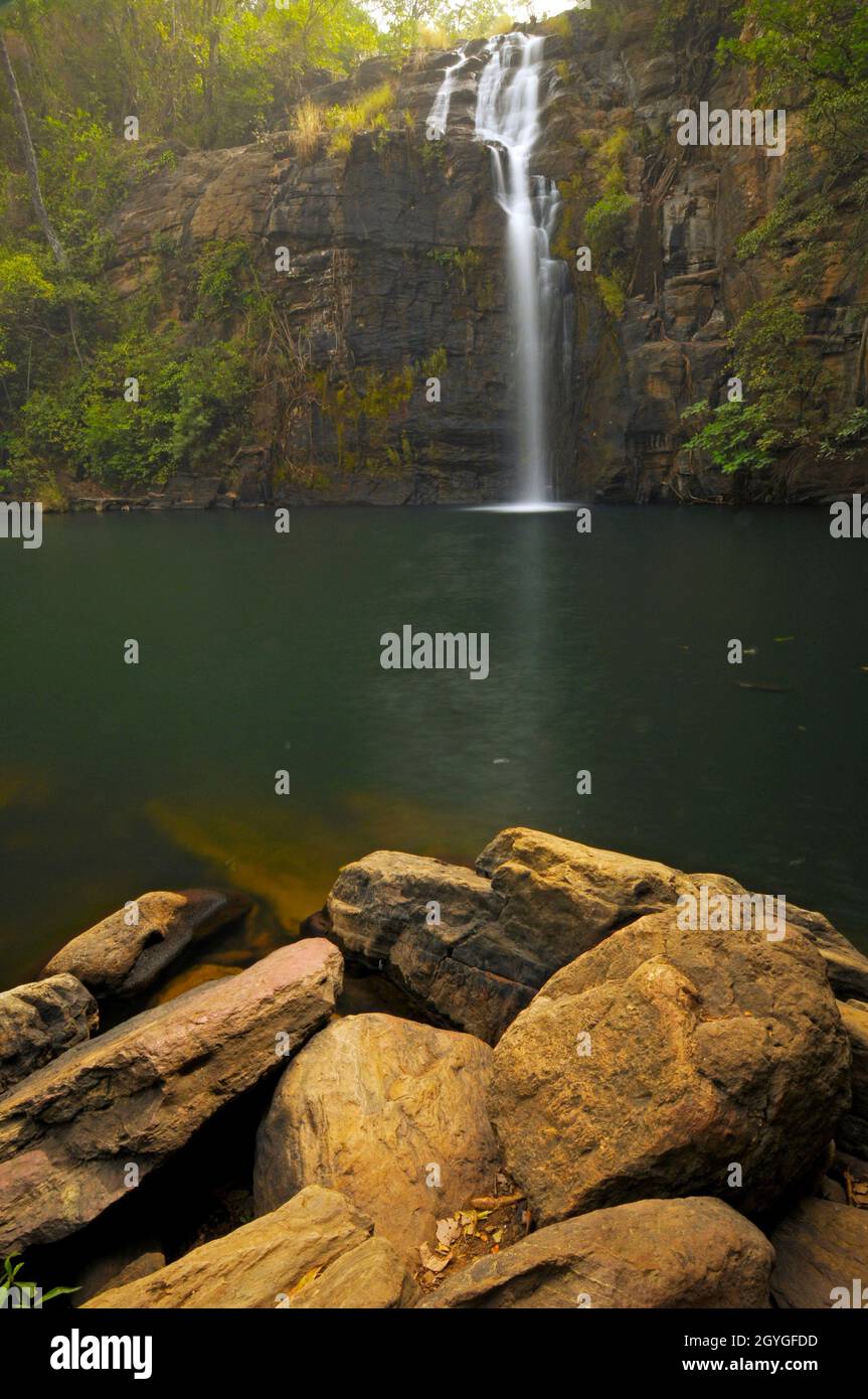 BENIN, ATAKORA, TANGIUETA, TANOUGOU WATERFALL Stock Photo - Alamy