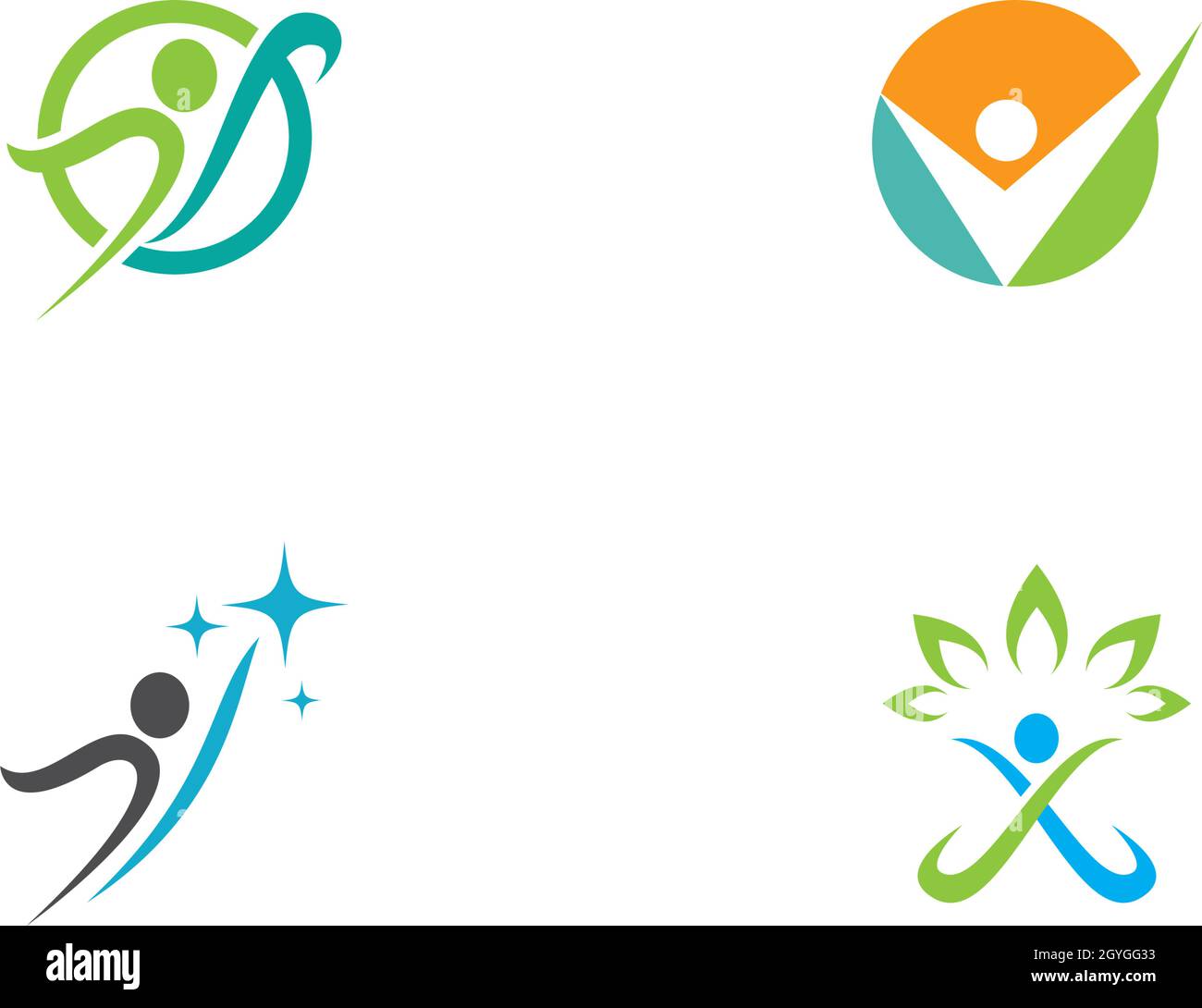 Healthy Life Logo template vector Stock Vector Image & Art - Alamy