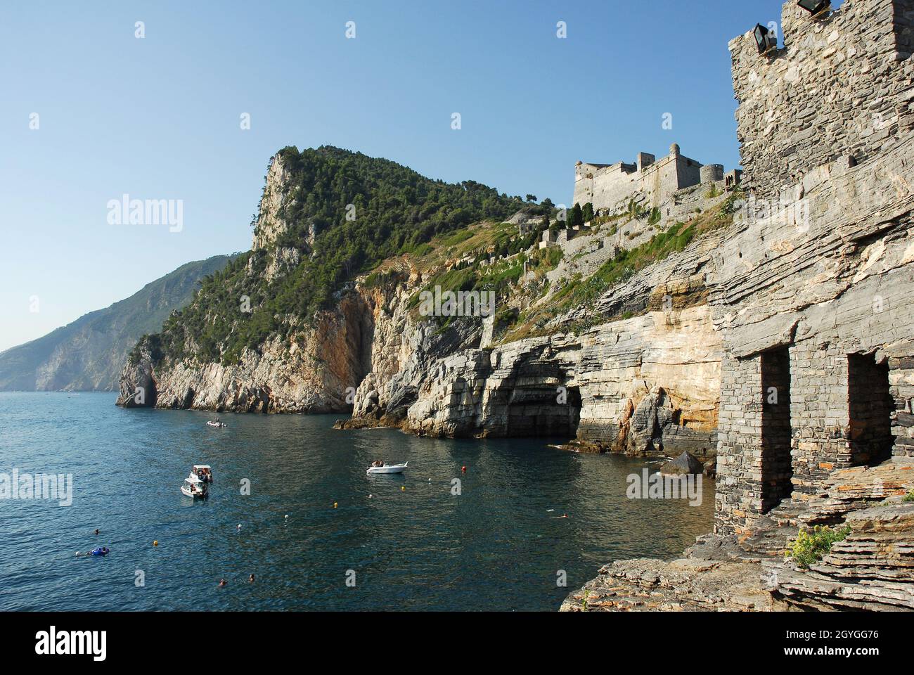 ITALY, LIGURIA, PORTOVENERE, CITADEL Stock Photo - Alamy