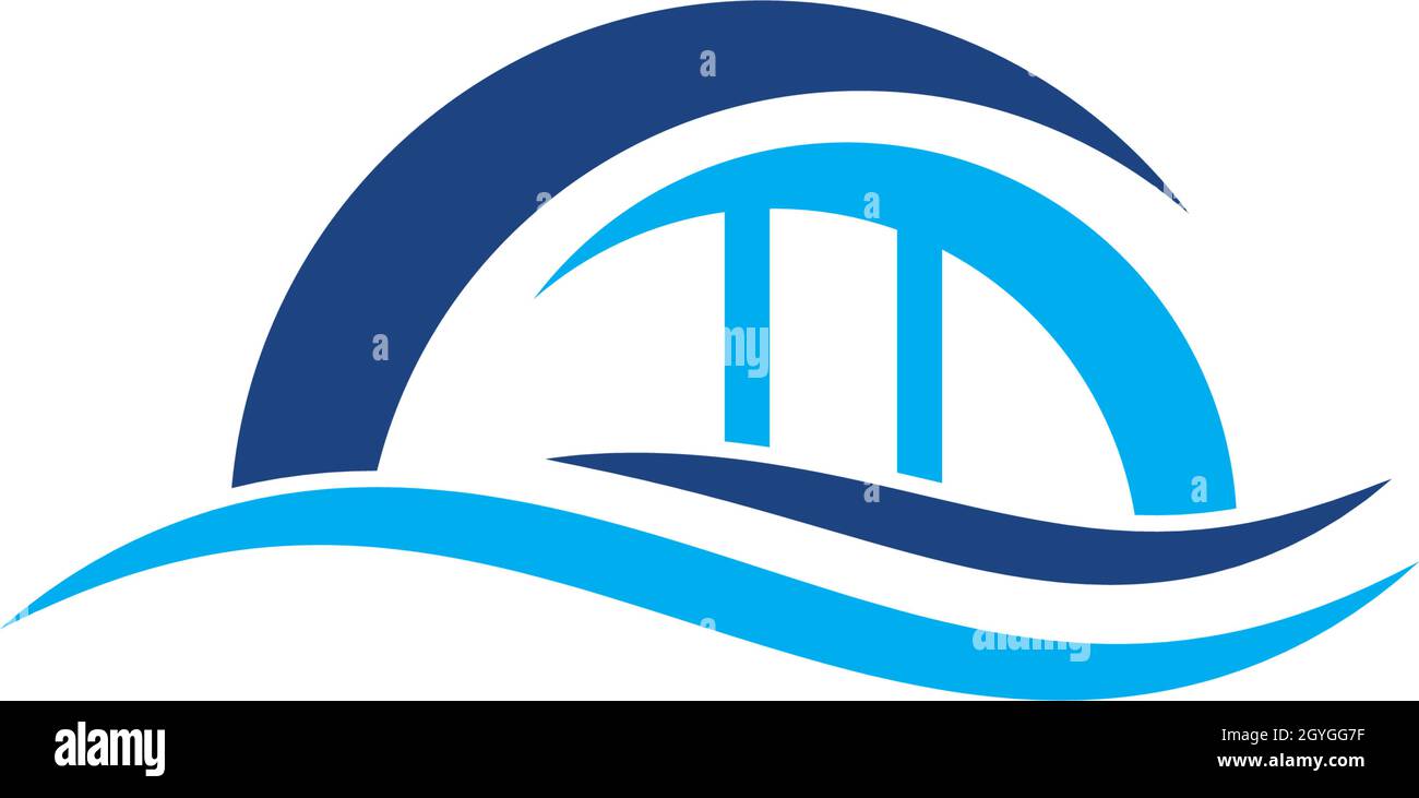 Bridge Logo Template vector Stock Vector Image & Art - Alamy