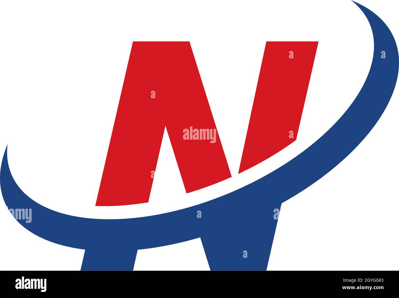 N Letter Logo Template Stock Vector Image & Art - Alamy