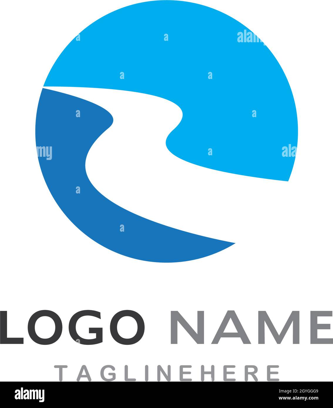 River Logo Template vector Stock Vector Image & Art - Alamy