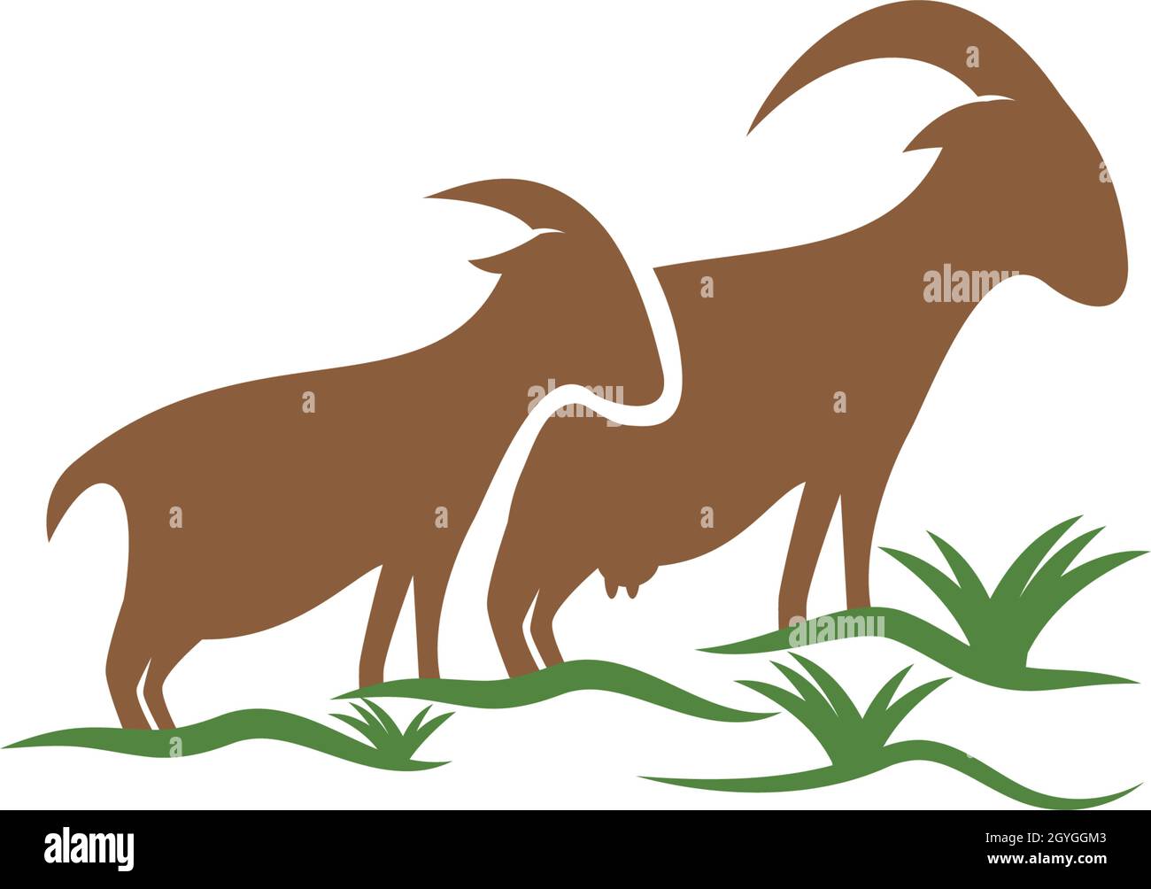 Goat Logo Template vector Stock Vector Image & Art - Alamy