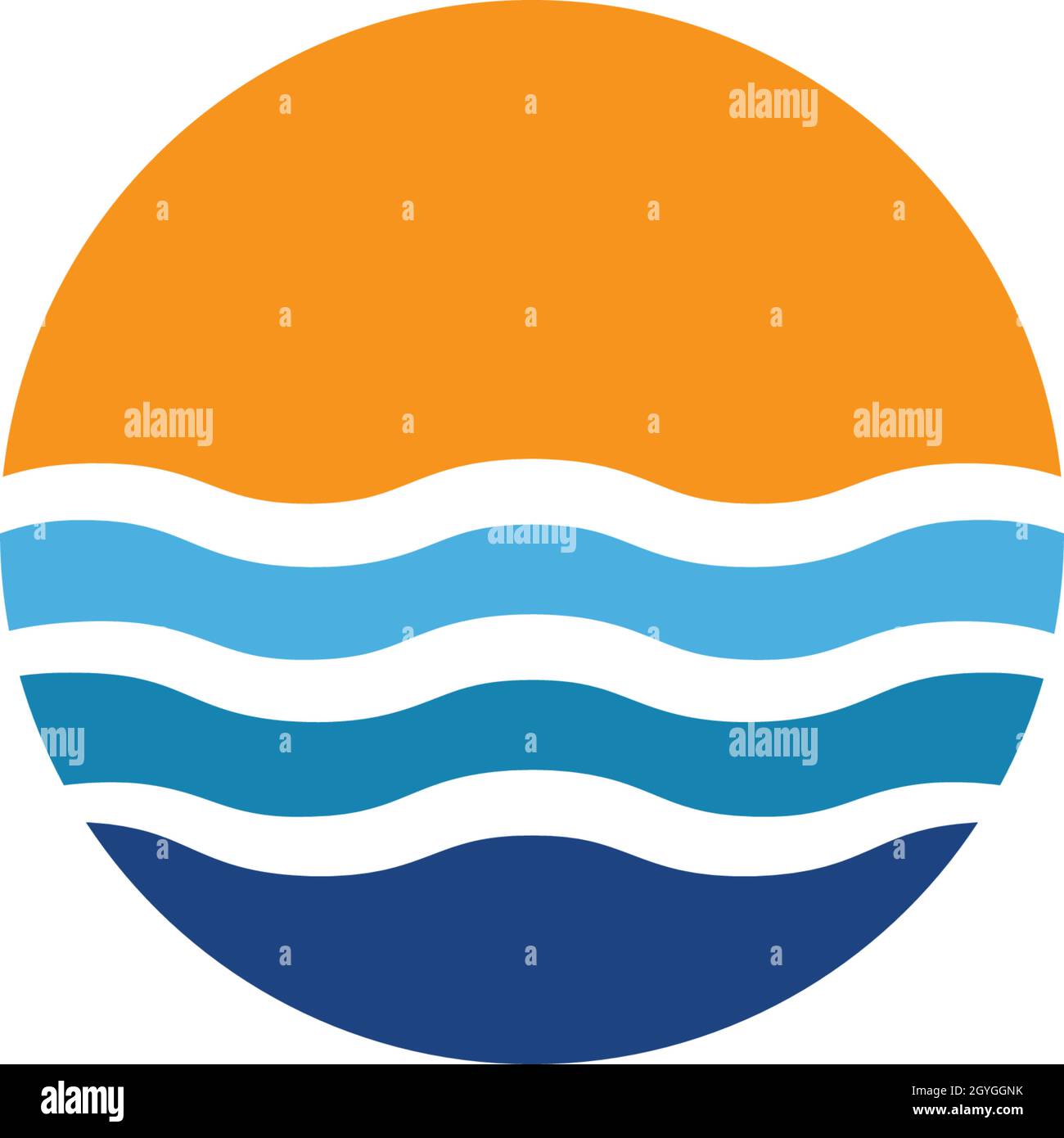 Water wave Logo Template Stock Vector Image & Art - Alamy