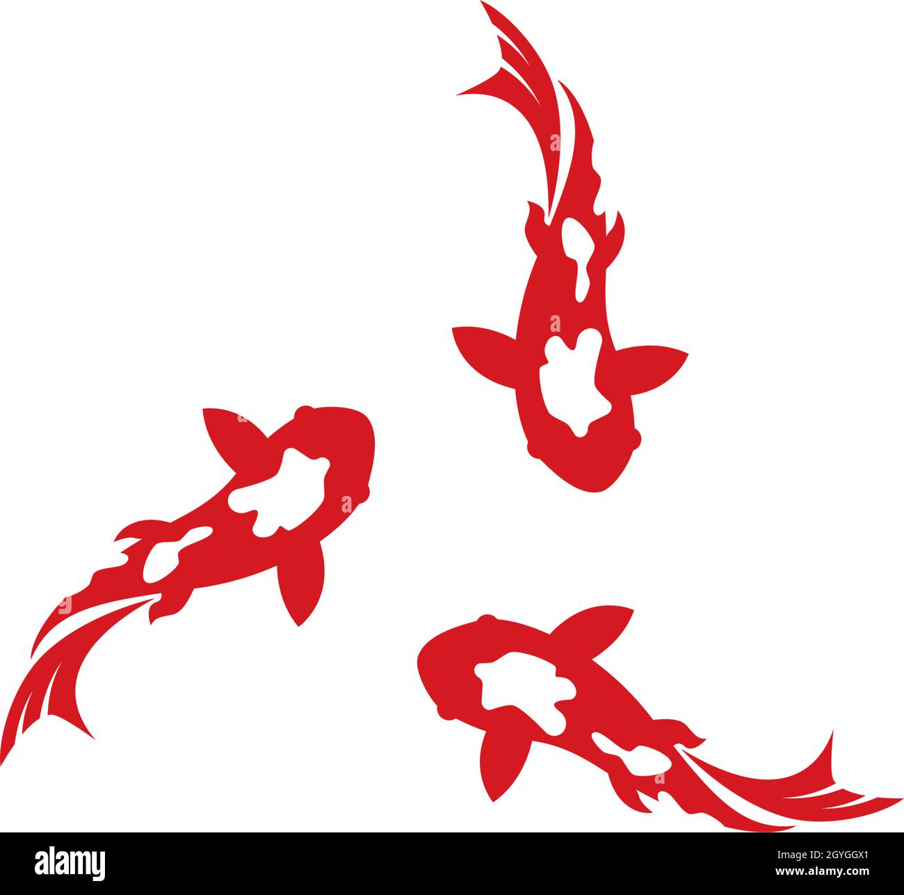 Koi fish logo vector template Stock Vector Image & Art - Alamy