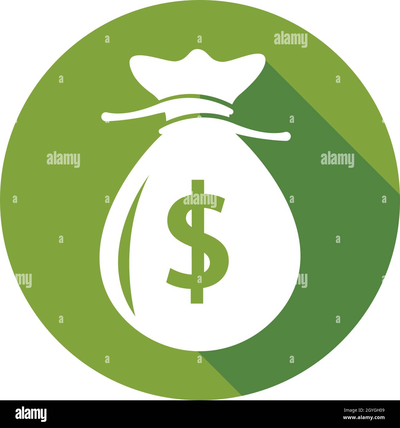Money bag icon vector template Stock Vector Image & Art - Alamy