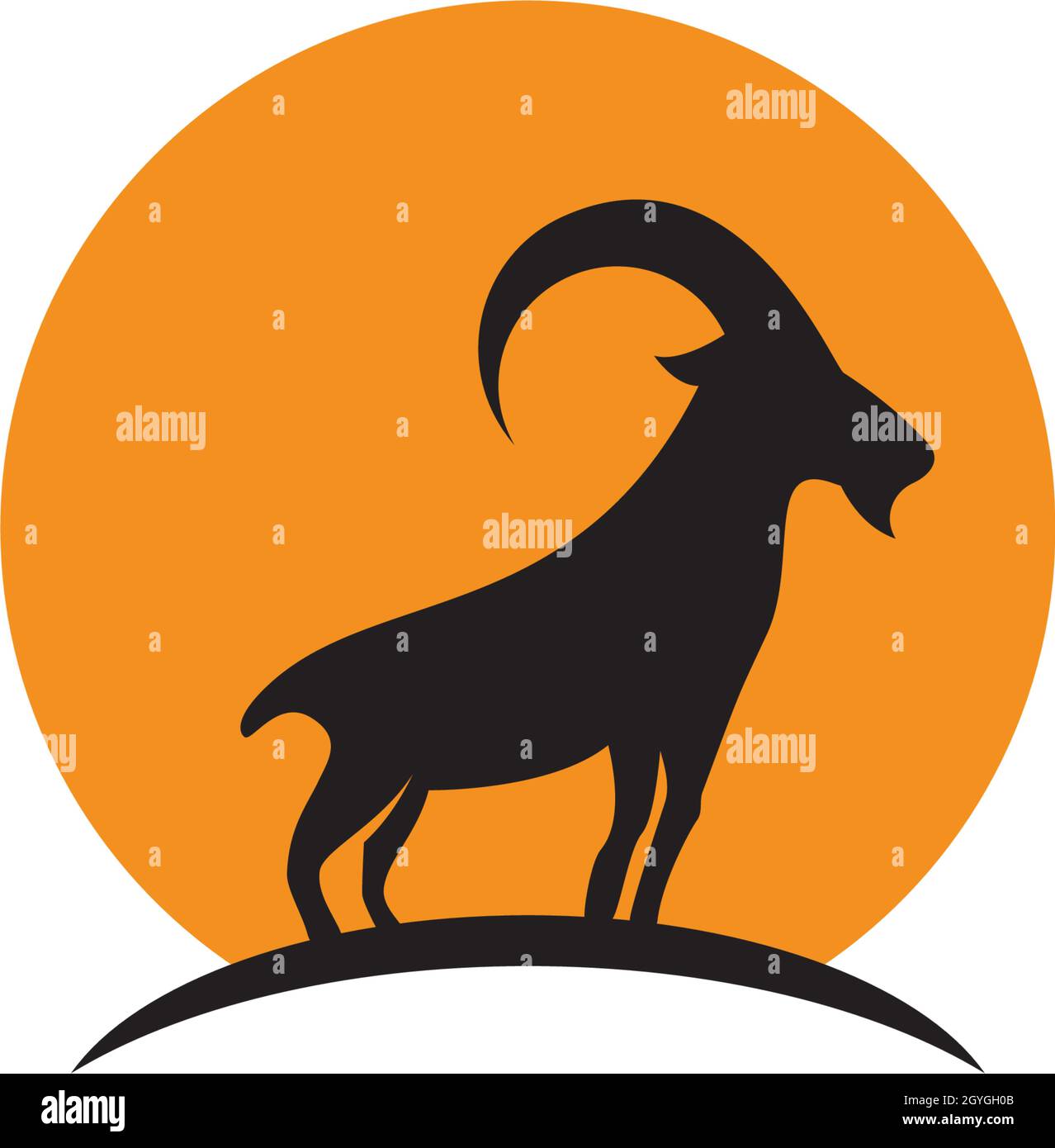 Goat Logo Template vector Stock Vector Image & Art - Alamy