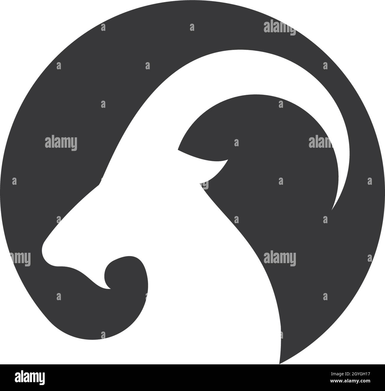 Goat Logo Template vector Stock Vector Image & Art - Alamy