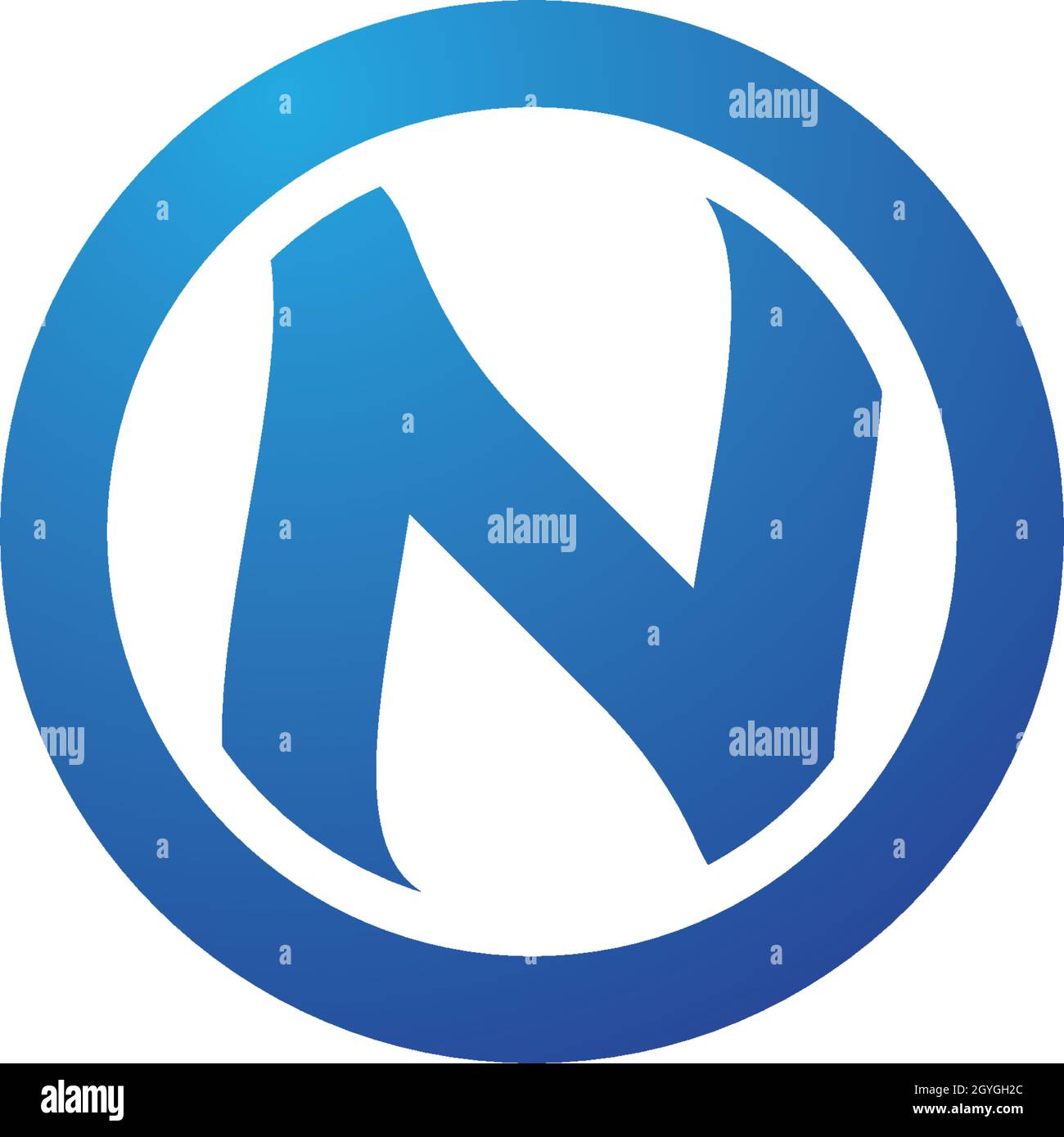 N Letter Logo Template Stock Vector Image & Art - Alamy