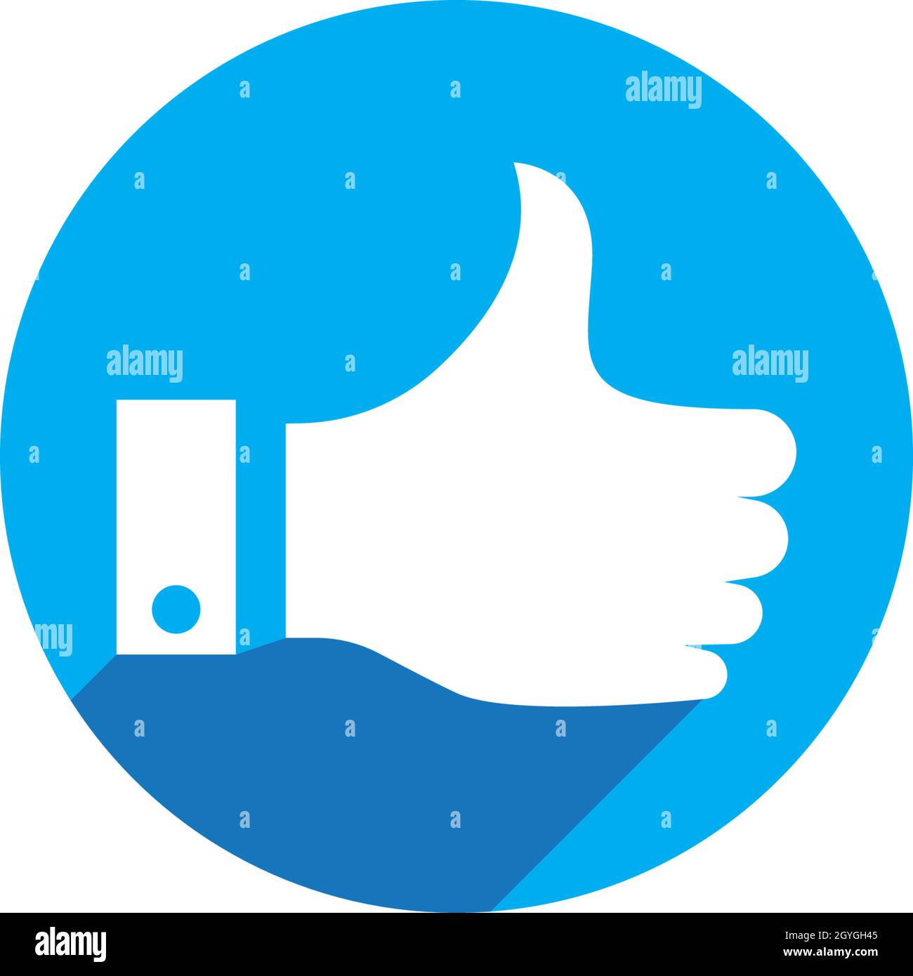 Thumb hand icon vector template Stock Vector Image & Art - Alamy