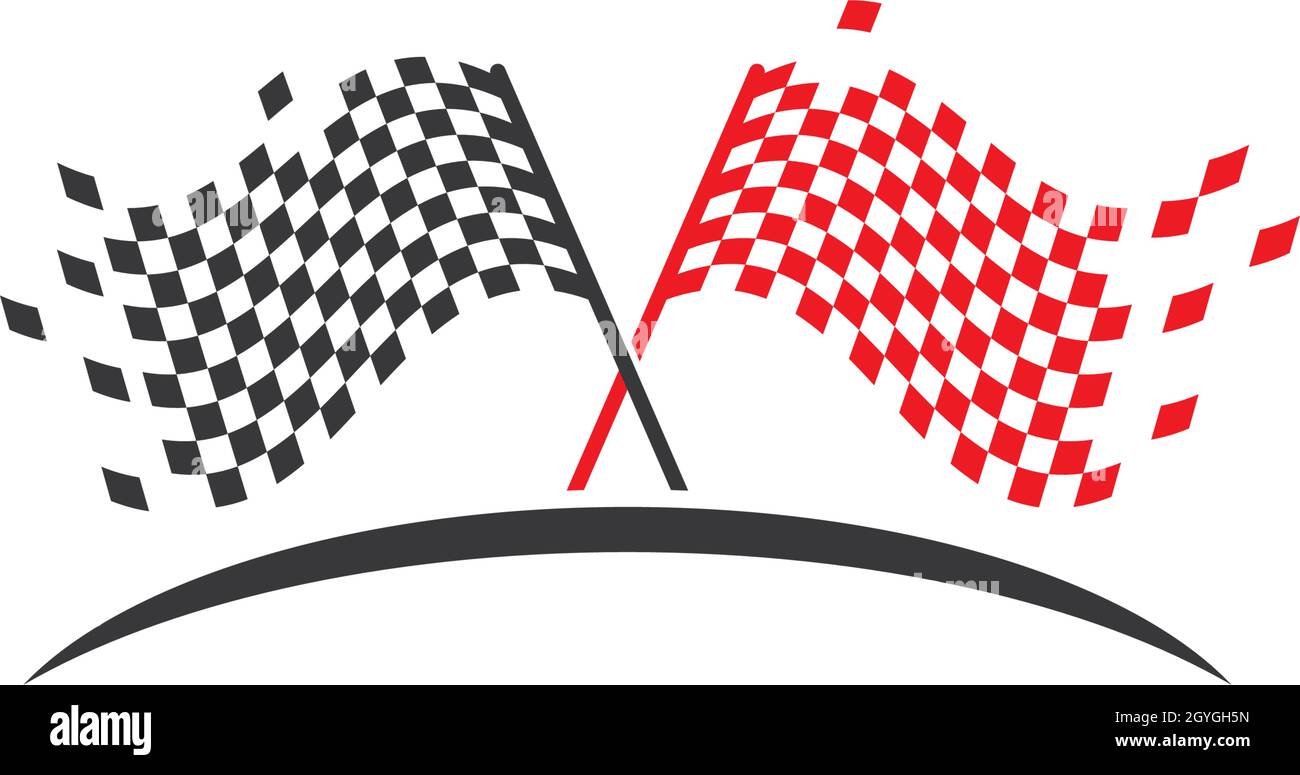 Race flag vector template Stock Vector Image & Art - Alamy