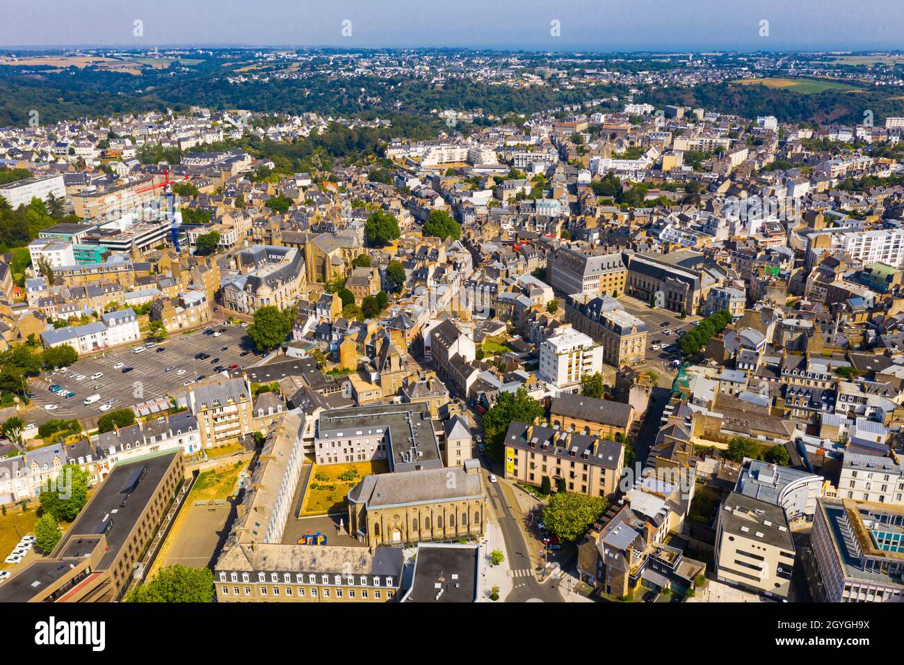 Saint-Brieuc city in Brittany region of northwest France Stock Photo ...