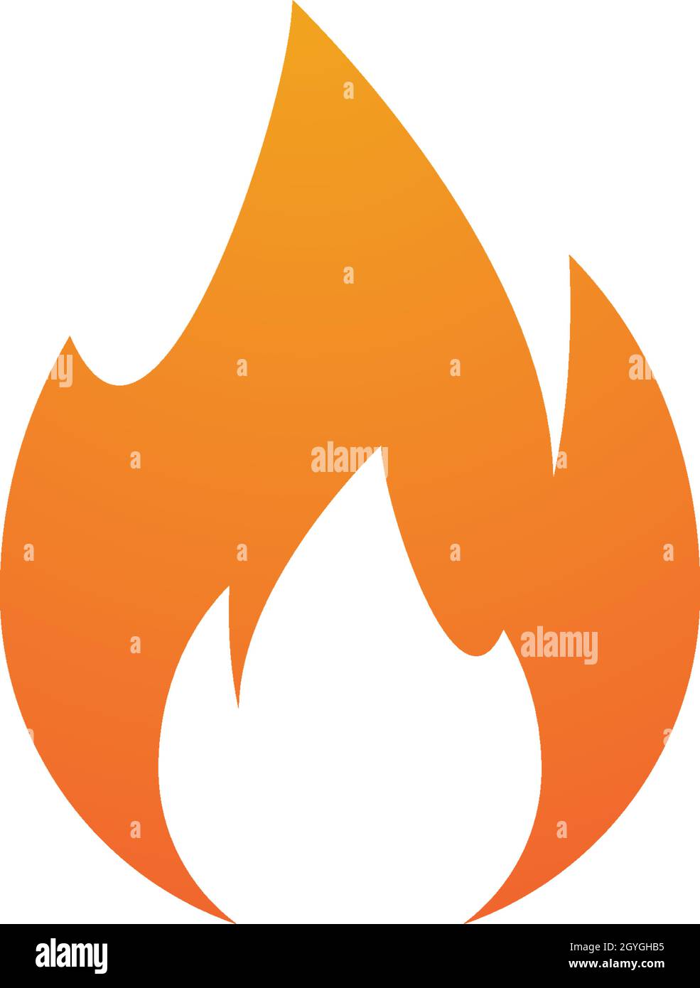 Fire flame Logo Template Stock Vector Image & Art - Alamy