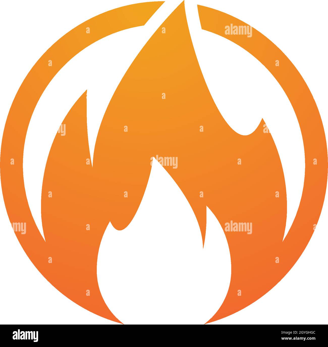 Fire flame Logo Template Stock Vector Image & Art - Alamy