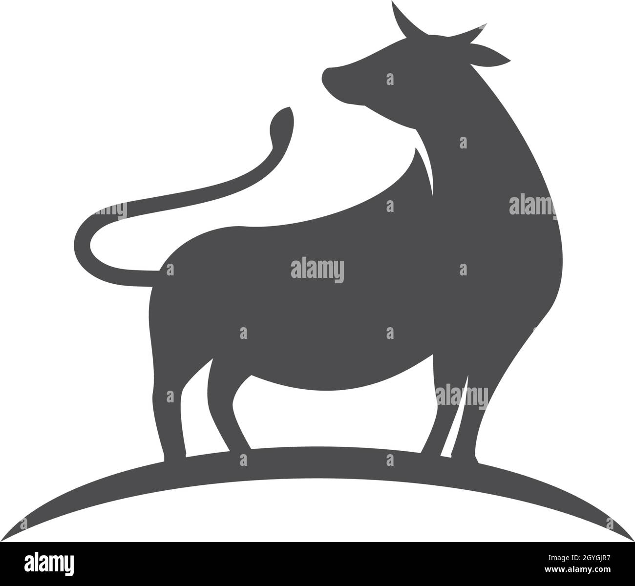 Cow logo vector template Stock Vector Image & Art - Alamy