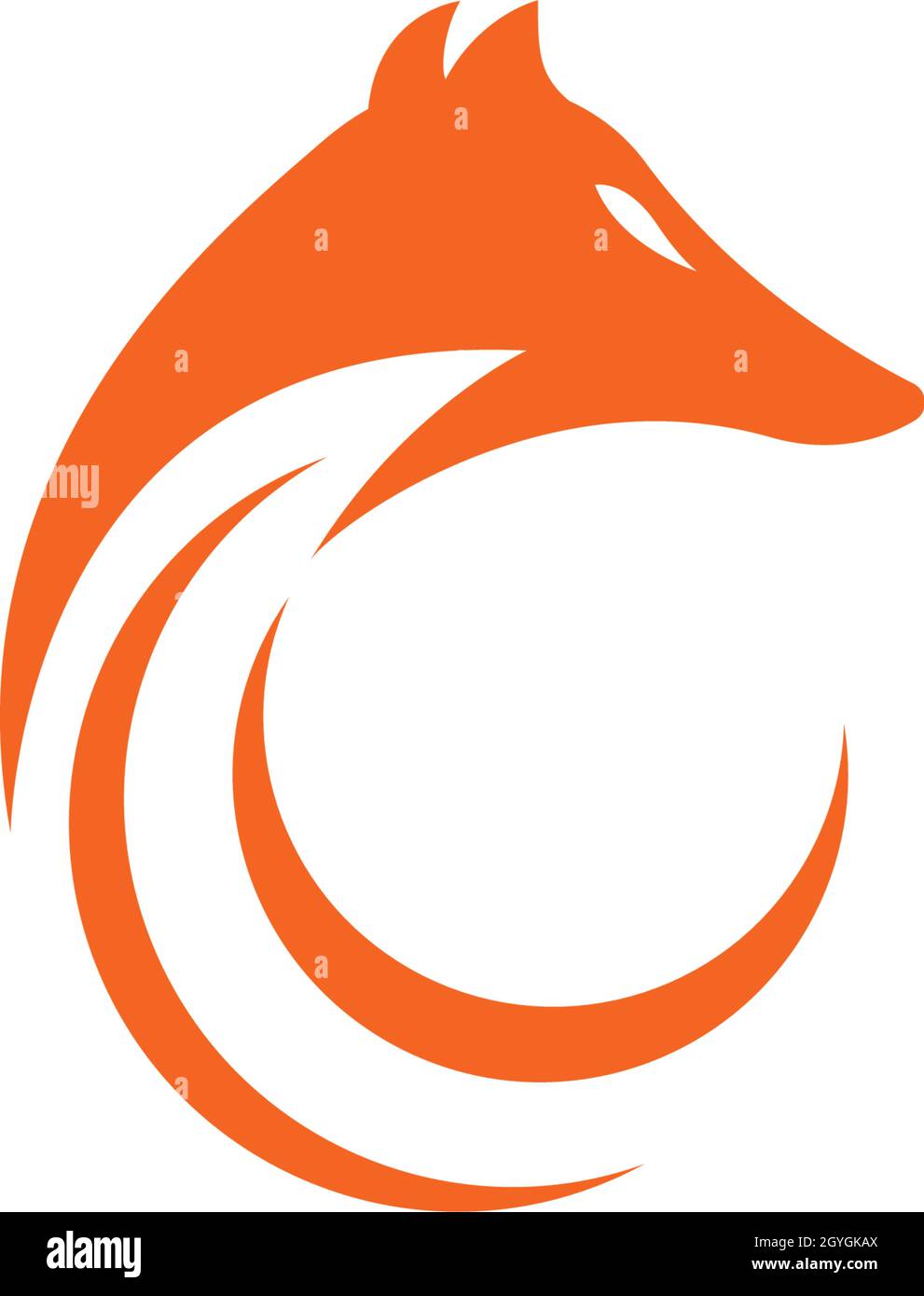 Fox logo vector template Stock Vector Image & Art - Alamy